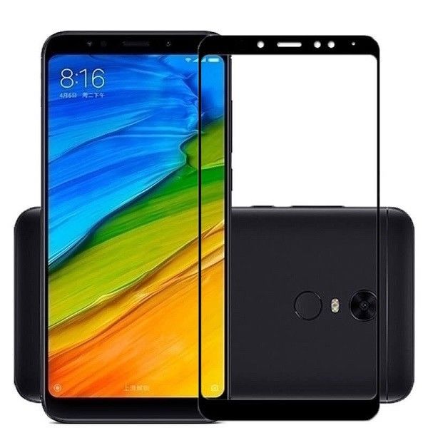 Protector Pantalla Xiaomi Redmi Note 5 / 5 Pro Completo NEGRO Cristal ...