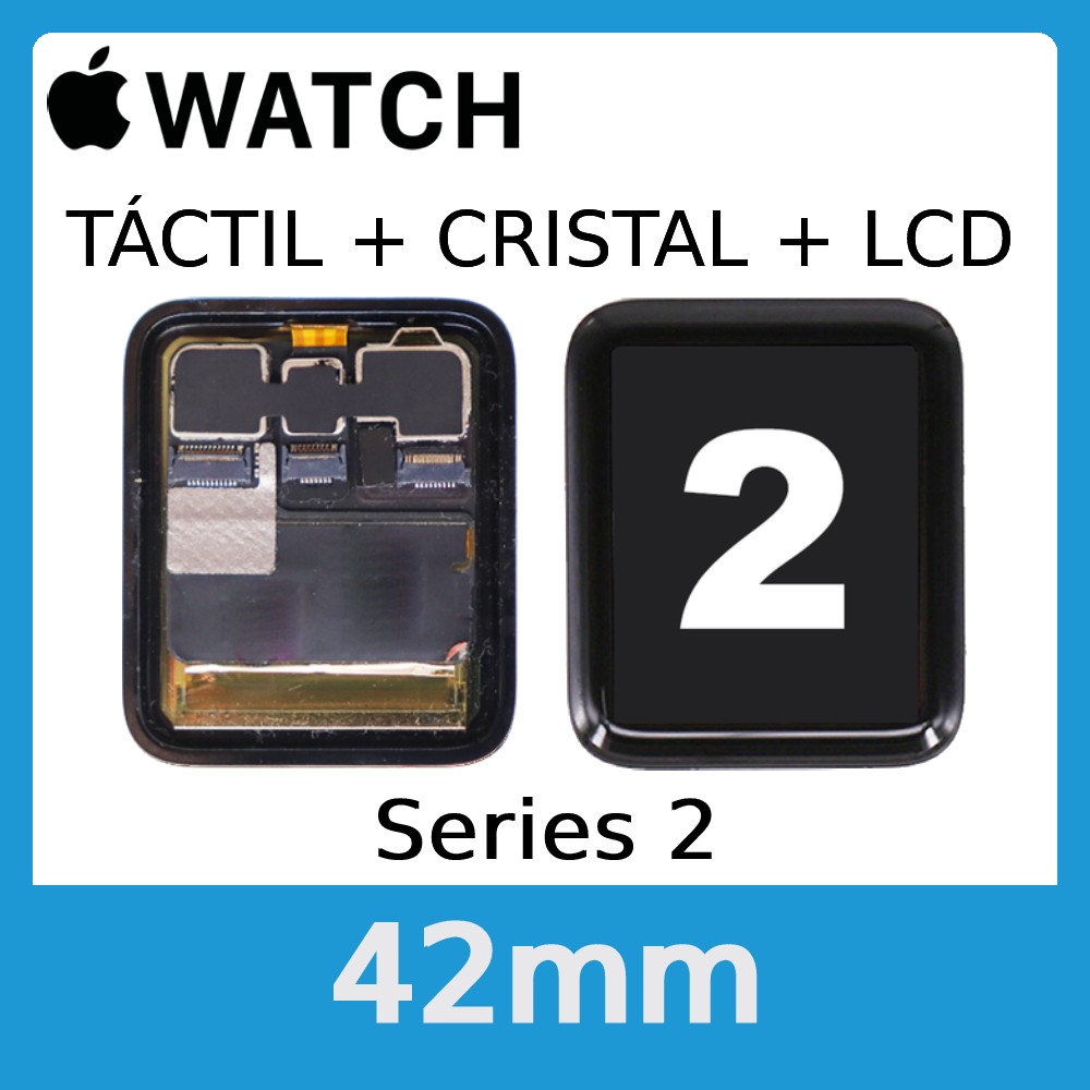 Apple Watch S2 (Series 2) 42mm - Pantalla Completa LCD y Cristal Tactil ...
